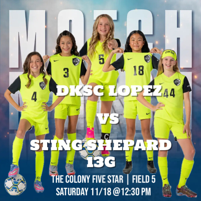 Football Soccer Match Poster | PosterMyWall