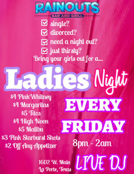 Copy of Pink Party Flyer Template | PosterMyWall
