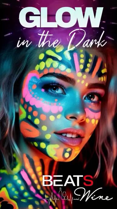 GLOW IN DARK PARTY FLYER TEMPLATE | PosterMyWall