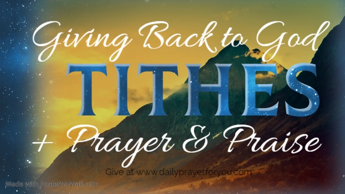 Tithes & Offerings | PosterMyWall