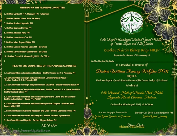 BURGANDY PROGRAM INSIDE (1) | PosterMyWall