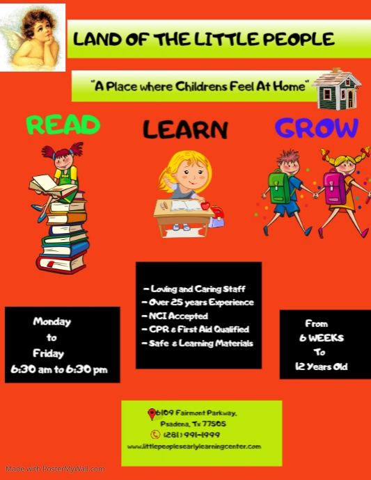 Copy of Copy of Read Learn Grow Template | PosterMyWall