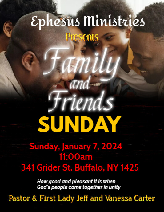 family sunday flyer template (3) | PosterMyWall
