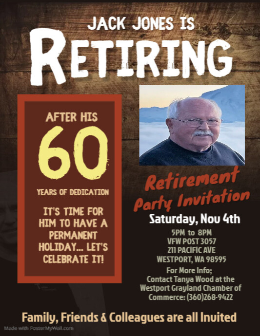 Retirement Invitation Flyer | PosterMyWall