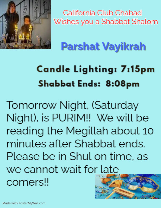 Modern Shabbat Dinner Invitation Flyer | PosterMyWall