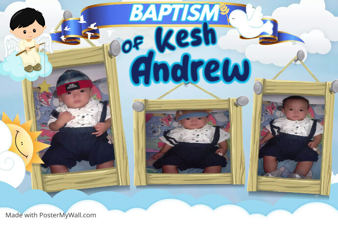 Clouds Background Baptism | PosterMyWall