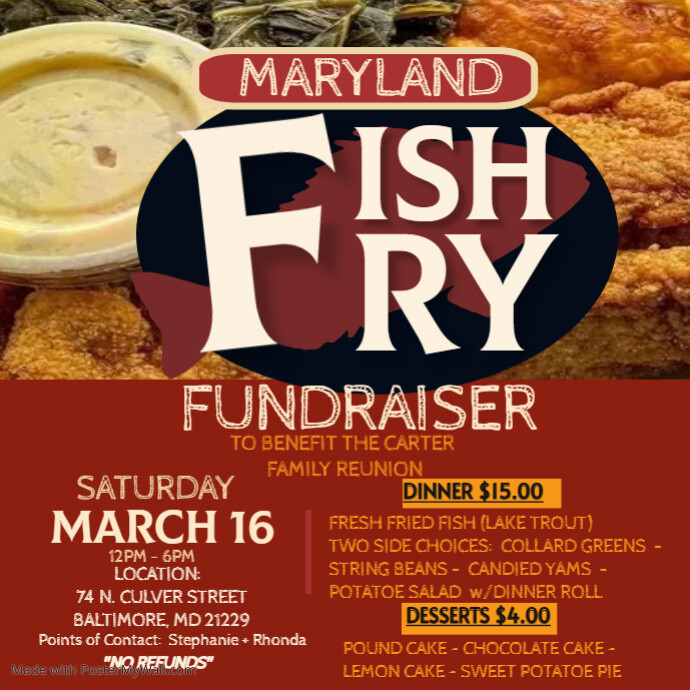 Fish Fry Instagram Post | PosterMyWall