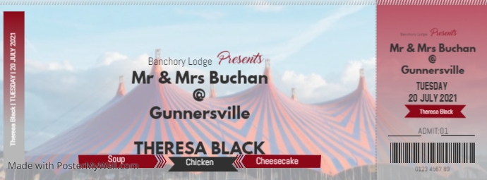 Copy of Copy of Rock Concert Event Pass Template | PosterMyWall