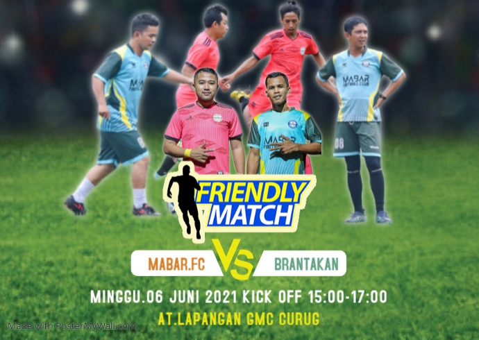 Salinan Football Tournament Postcard | PosterMyWall