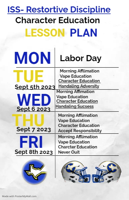 Lesson plan flyer template | PosterMyWall