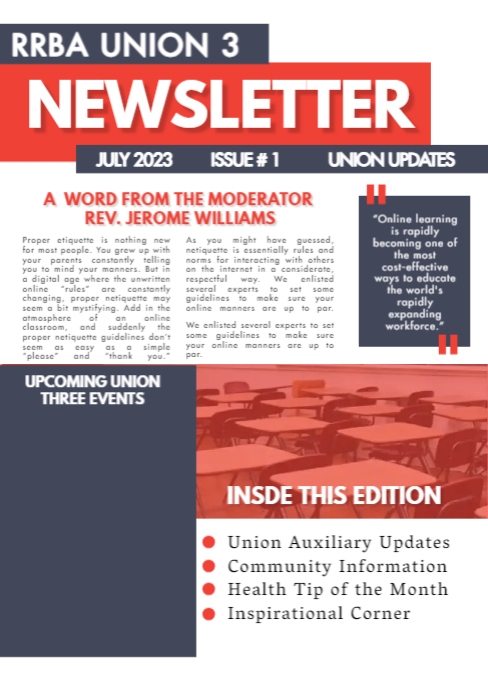 Union Three Newsletter | PosterMyWall