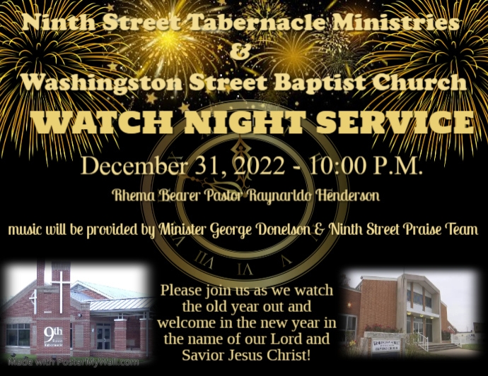 Watch Night Service | PosterMyWall