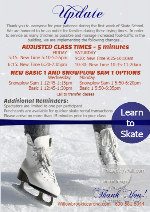 Copy of Ice Skating | PosterMyWall