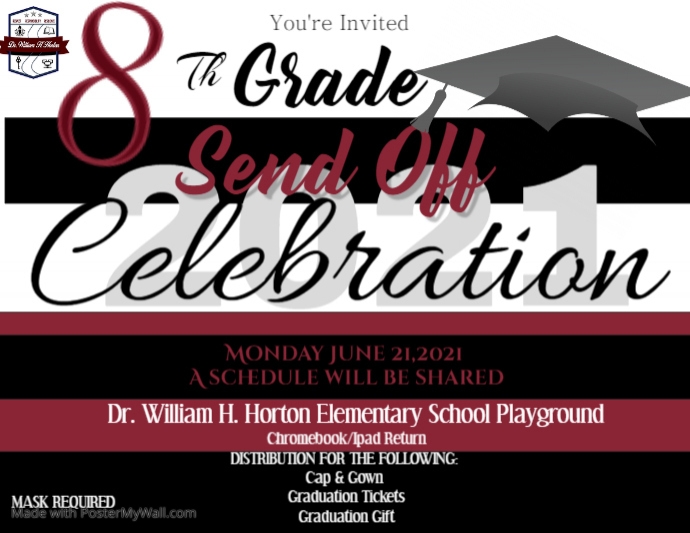 Copy of Copy of Tayler 8th Grade Graduation | PosterMyWall