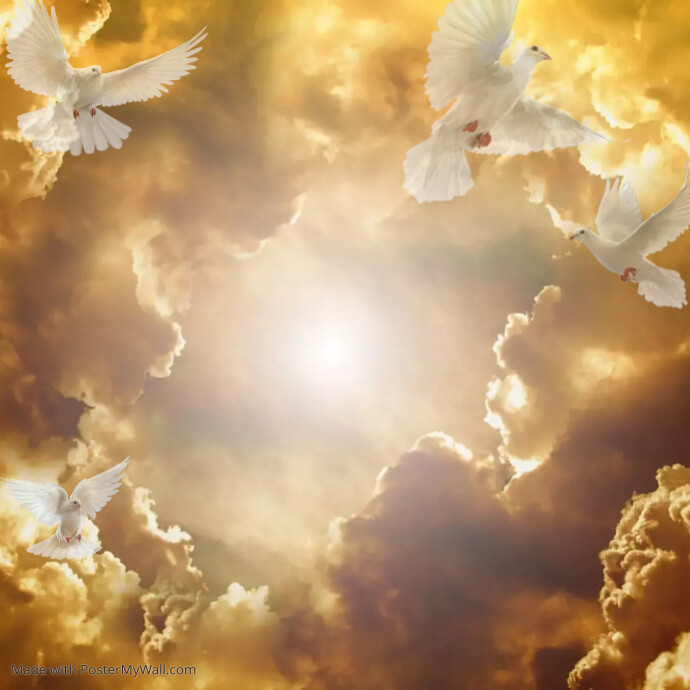 Heaven Funeral Rest In Peace (1) | PosterMyWall