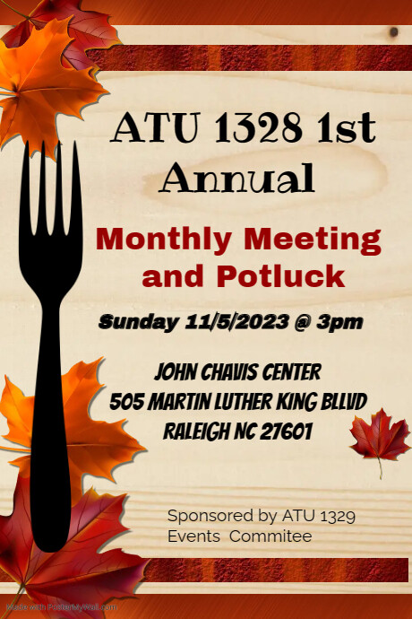 Potluck Template | PosterMyWall