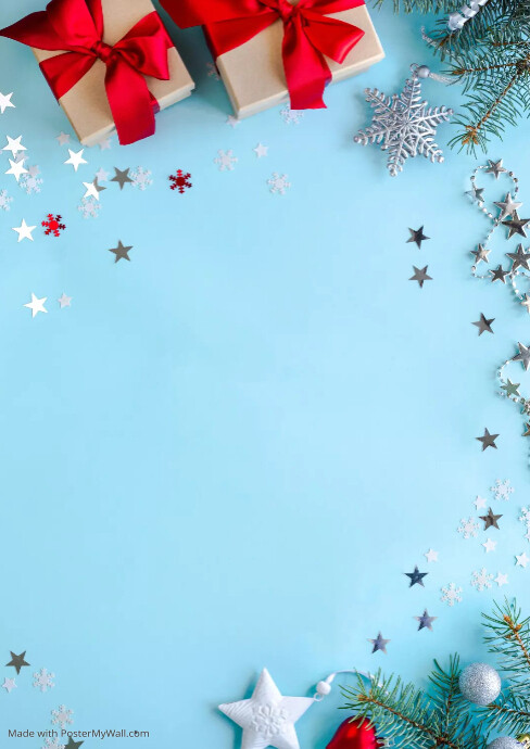 Merry Christmas A4 Blank | PosterMyWall