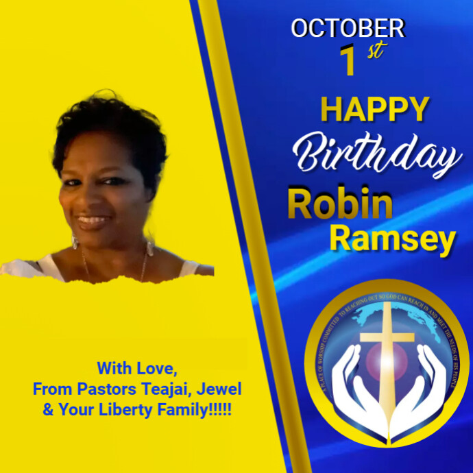 Copy of Robin Ramsey - October 1st | PosterMyWall
