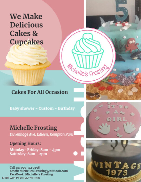 Cake Shop Flyer | PosterMyWall