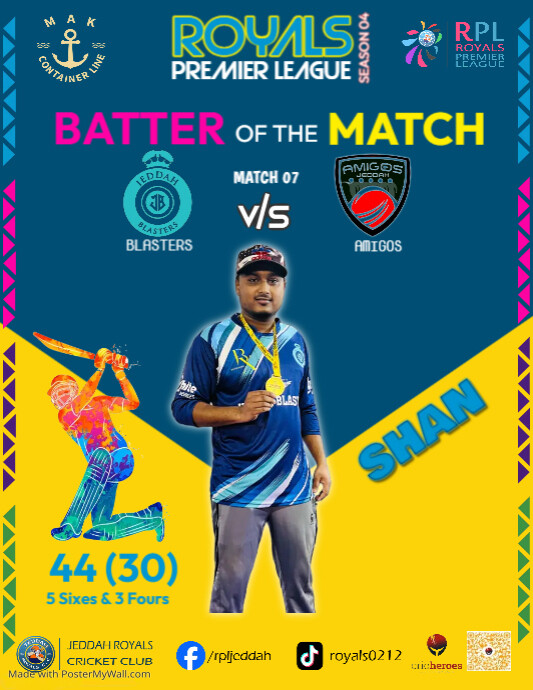 Copy of M7-Batter | PosterMyWall