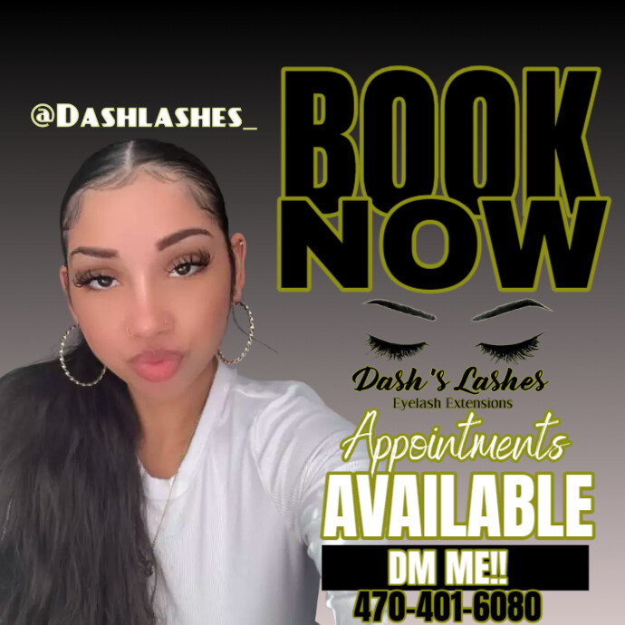 Book Now Instagram Social Media Flyer design | PosterMyWall