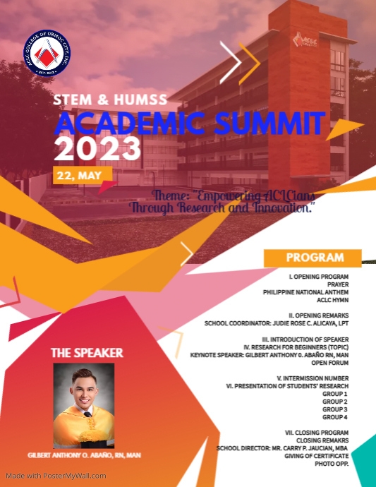 Copy of Event Summit Conference Flyer | PosterMyWall