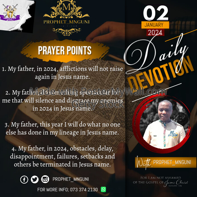 Copy of Daily devotions | PosterMyWall