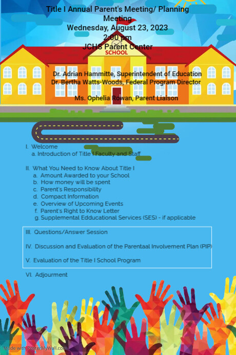 PTA Meeting Poster | PosterMyWall