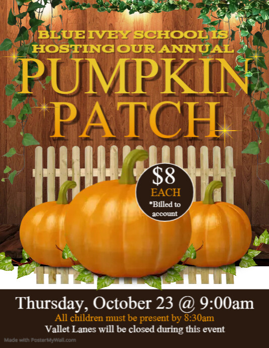 Pumpkin Patch | PosterMyWall