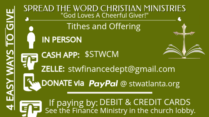Tithes & Offering rolling anmt (5) | PosterMyWall