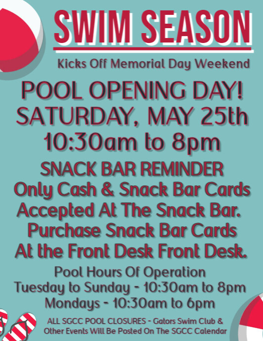 Copy of Pool Safety Rules Poster Flyer Template | PosterMyWall