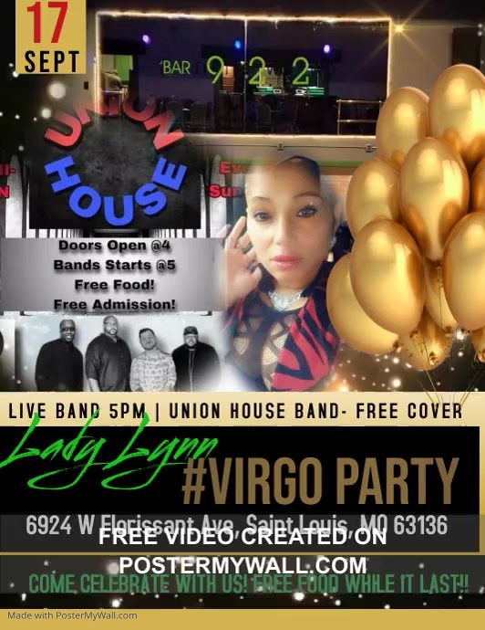 Virgo Party-Ladylynn | PosterMyWall