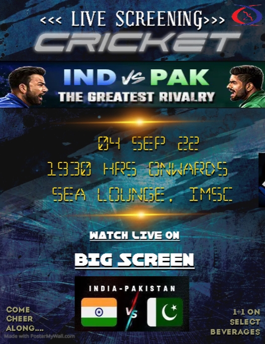 Copy of Cricket tournament template | PosterMyWall