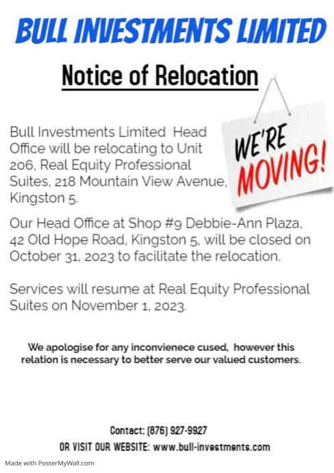 Copy of Relocation Flyer | PosterMyWall