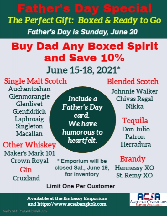 Copy of Father's Day boxed spirit special 2021 | PosterMyWall