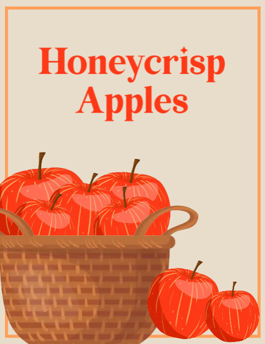 Honeycrisp apples | PosterMyWall