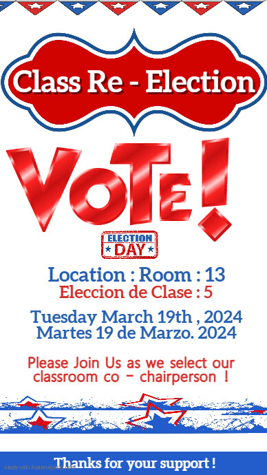 Instagram Story Vote Election Registration | PosterMyWall