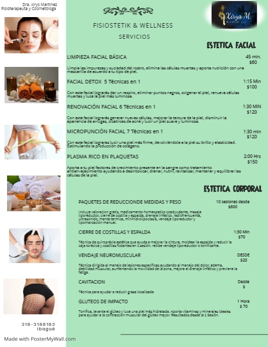 Copia de Copia de Copia de Elegant Beauty & Spa Price List Flyer ...