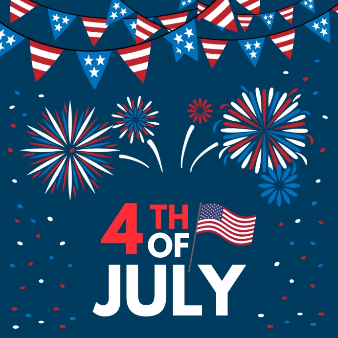 Plantilla de 4 JULY, INDEPENDENCE DAY OF USA | PosterMyWall
