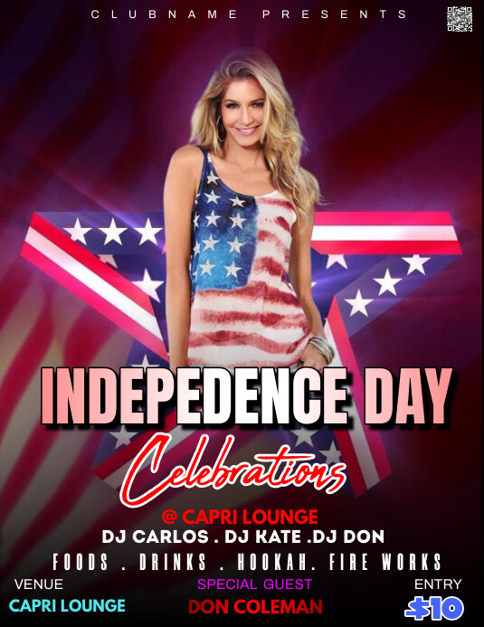 Plantilla de 4 th of july posters | PosterMyWall