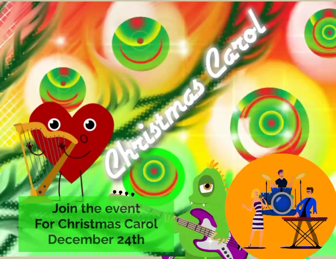 4.CHRISTMAS CAROL Template | PosterMyWall