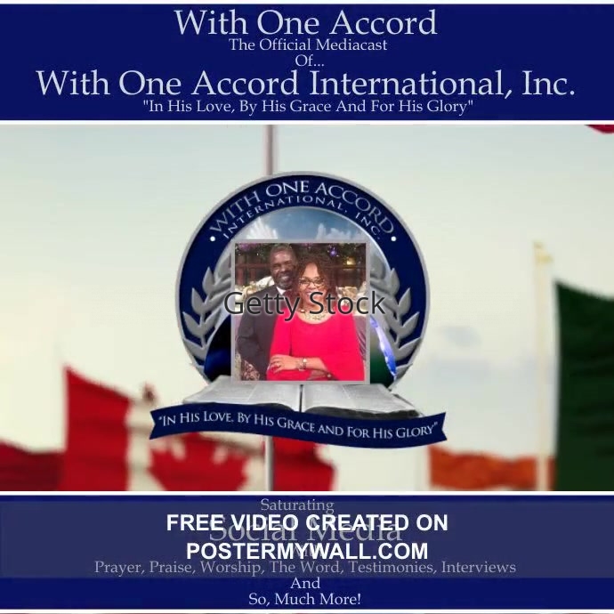 The Official Newsletter With One Accord Mediacast Flyer II | PosterMyWall
