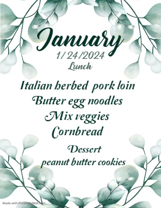 hello january | PosterMyWall