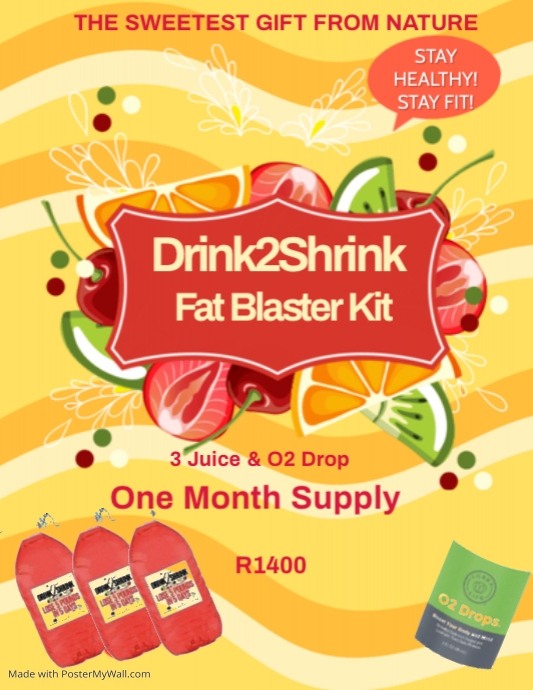 Copy of FRUIT JUICE SHAKES BAR AD Flyer template | PosterMyWall