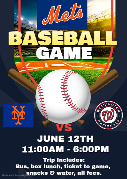 Baseball Game Flyer Template | PosterMyWall