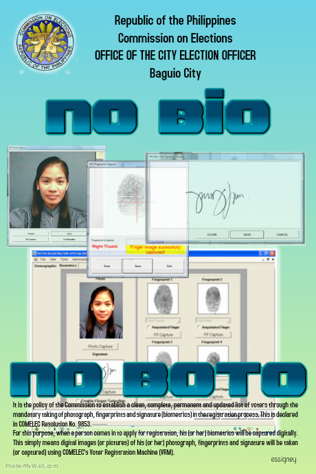 No Bio No Boto | PosterMyWall
