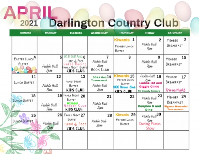 Copy of April 2021 Monthly Events Calendar Template | PosterMyWall