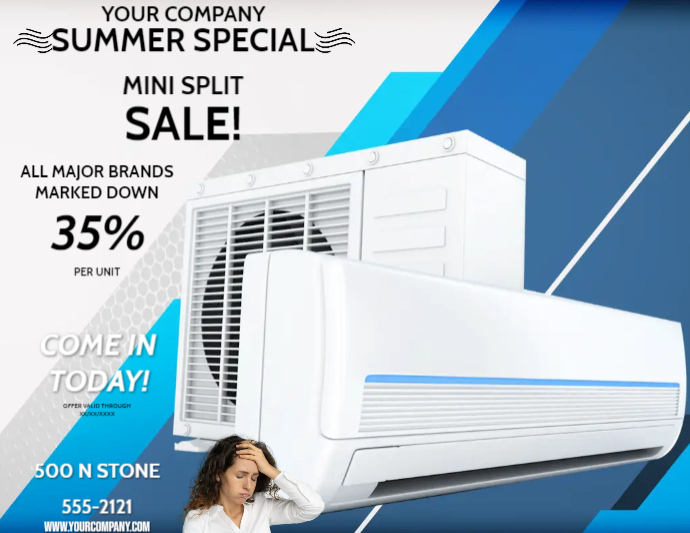 Copy of AIR CONDITIONING SALE | PosterMyWall