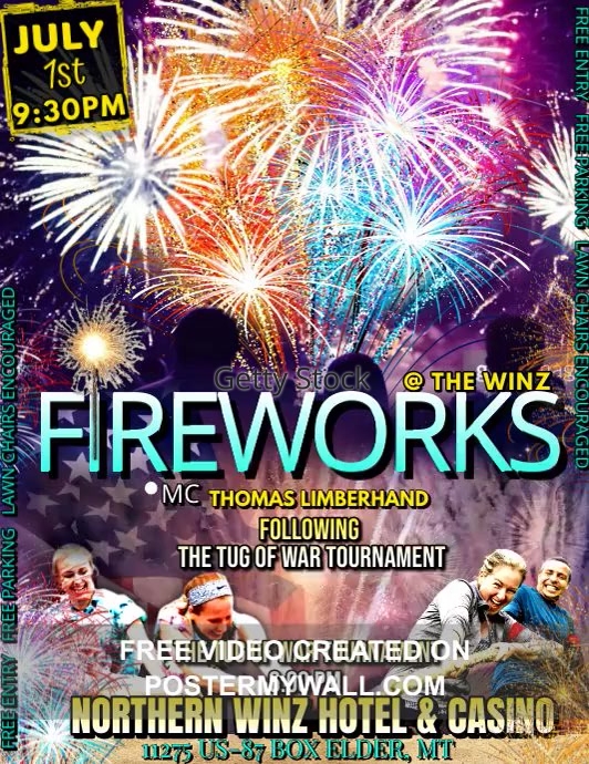 Copy of Fireworks Poster | PosterMyWall