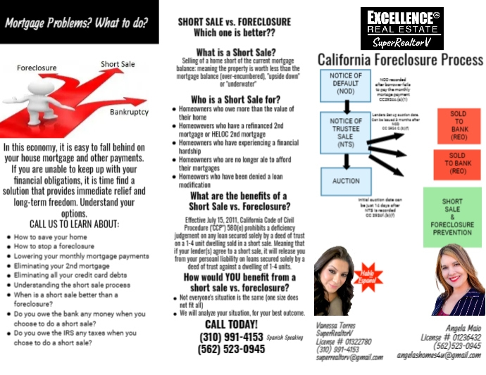 Foreclosure Trifold | PosterMyWall